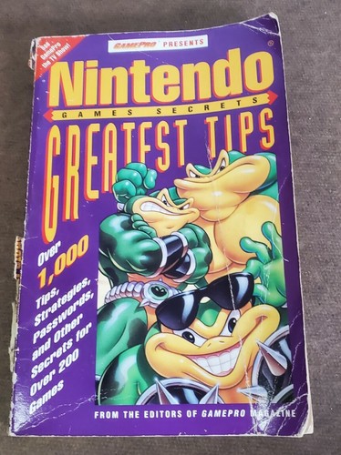 GamePro Presents Nintendo Games Secrets Greatest Tips Book Vintage | eBay