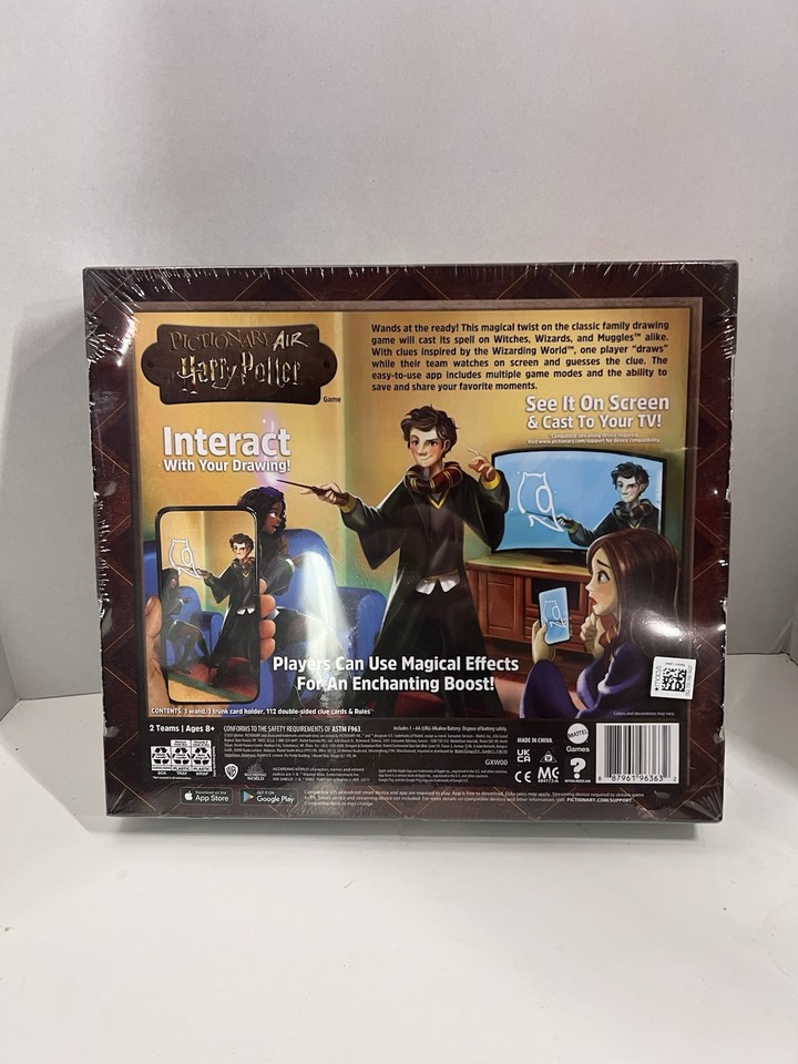 Pictionary Air - Harry Potter - WIZARDING World - Family Drawing Game ...