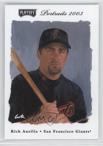 2003 Playoff Portraits Beckett Insert Sample Rich Aurilia #124 6ki | eBay