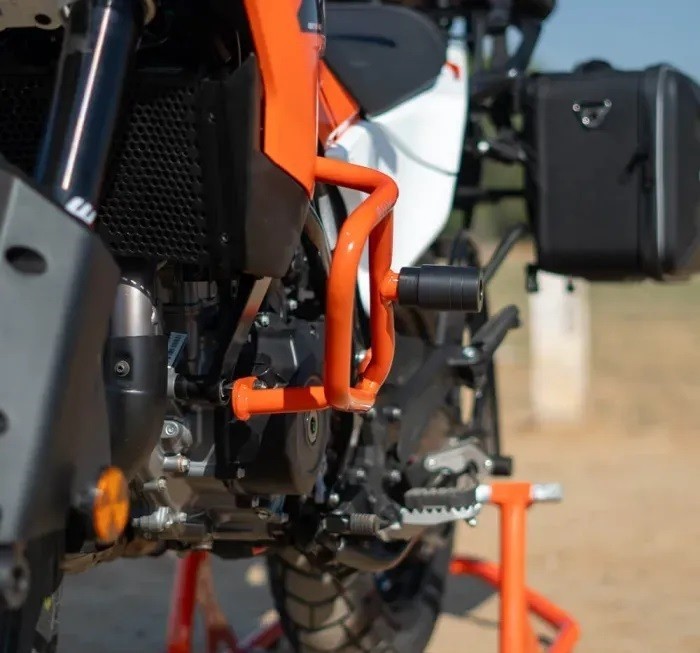 Crash Guard With Slider Fit for KTM 390 ADVENTURE R (2025 - 2026) | eBay
