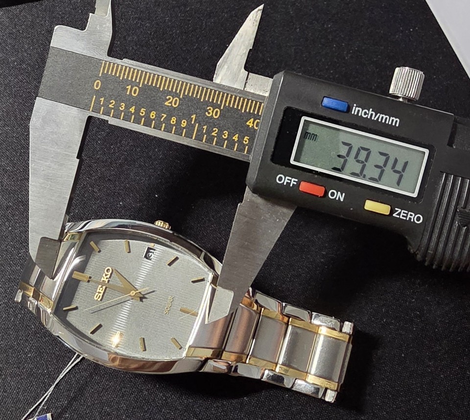 Seiko Men's Solar V157-0AT0 Rare (Needs Battery) | eBay