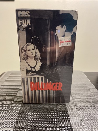 *NEW/SEALED* DILLINGER (1945) VHS 1989 Release CBS FOX Home Video WATERMARKS | eBay