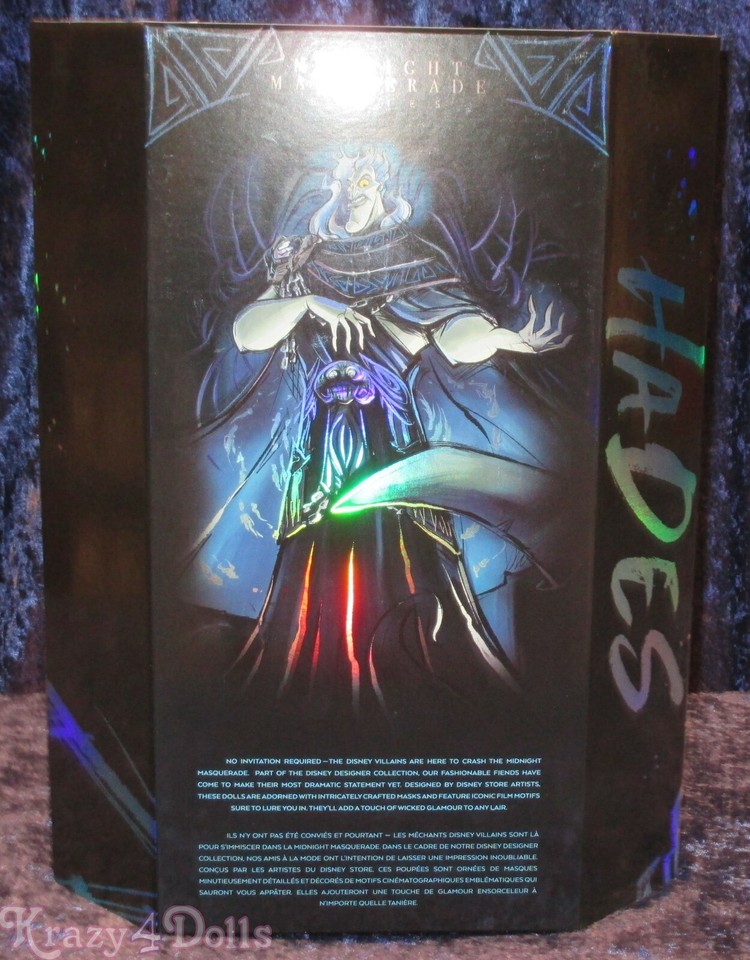 Disney Designer Midnight Masquerade Collection Hades Limited Edition ...
