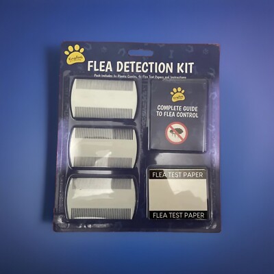 Flea Detection Kit Fine Tooth Comb Head Lice Pet Cat Dog Flee Nit Eggs ...