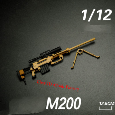 1/12 Scale M200 Long Gun Model For 6"Action Figure Scene Props ...