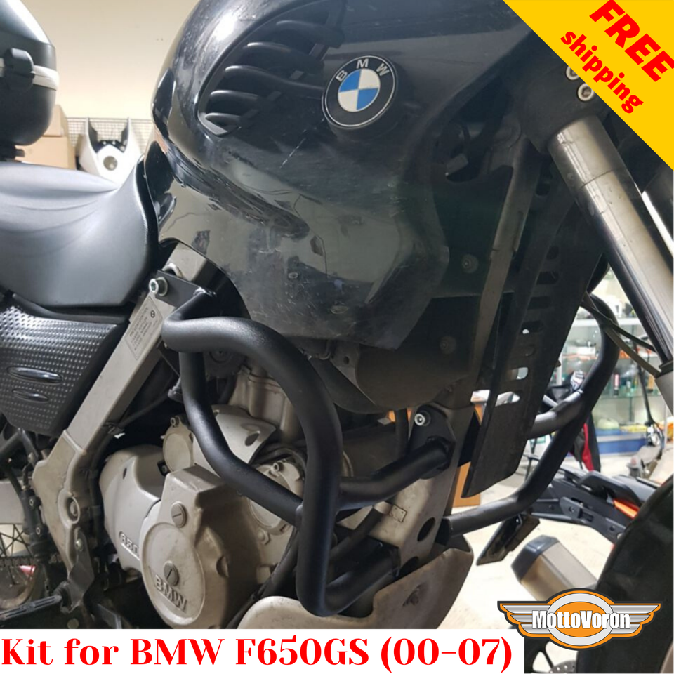 For BMW BMW F650GS Engine guard Side carriers Dakar Pannier rack Crash ...