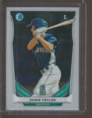 2014 Chris Taylor (RC) 1st Bowman Baseball #BCP14 Seattle Mariners | eBay