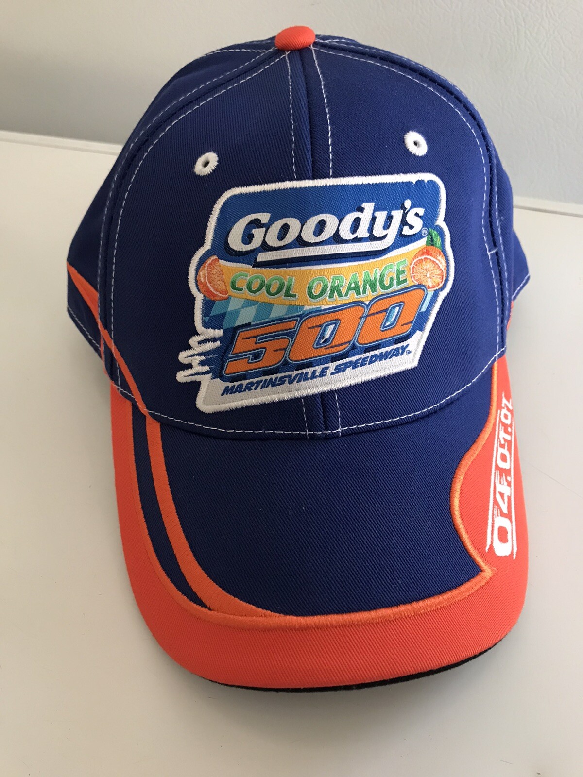 Nascar cap hat Goody’s Cool Orange 500 Martinsville Speedway 04-01-07 ...