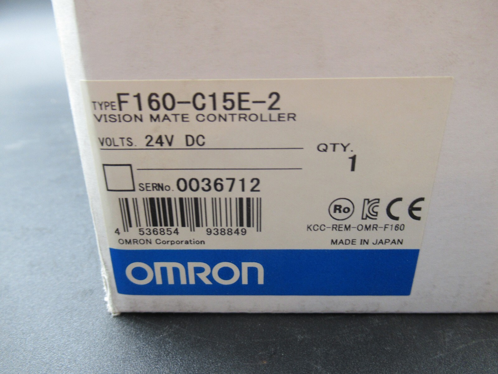 Omron F160-C15E-2 Vision Mate Controller for sale online | eBay