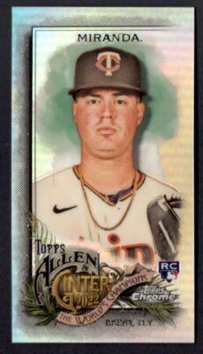 JOSE MIRANDA 2022 Topps Allen & Ginter Chrome Rookie Mini Refractor ...