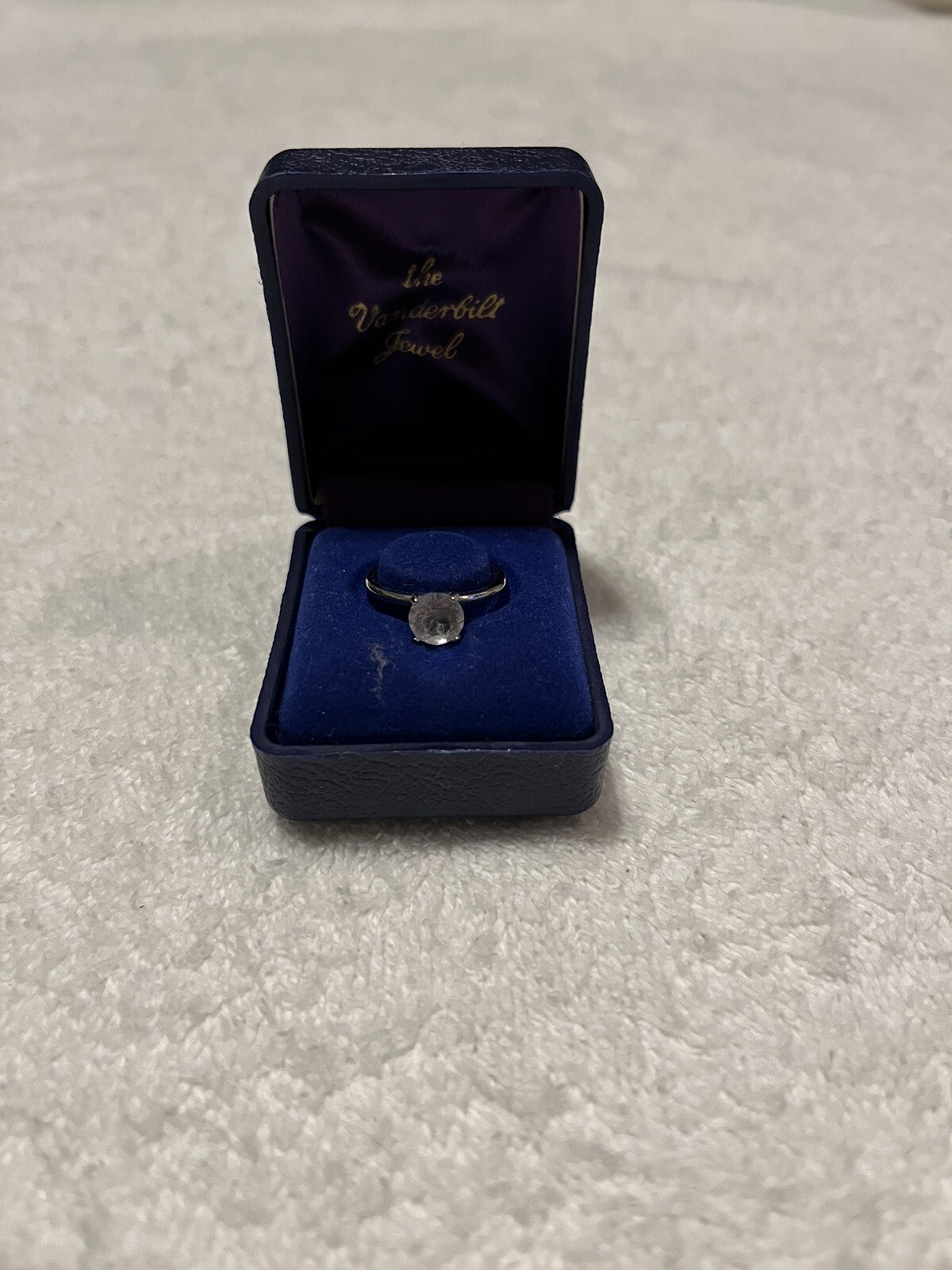 Vintage Uncas The Vanderbilt Jewel Cubic Zirconia CZ Ring in Box | eBay