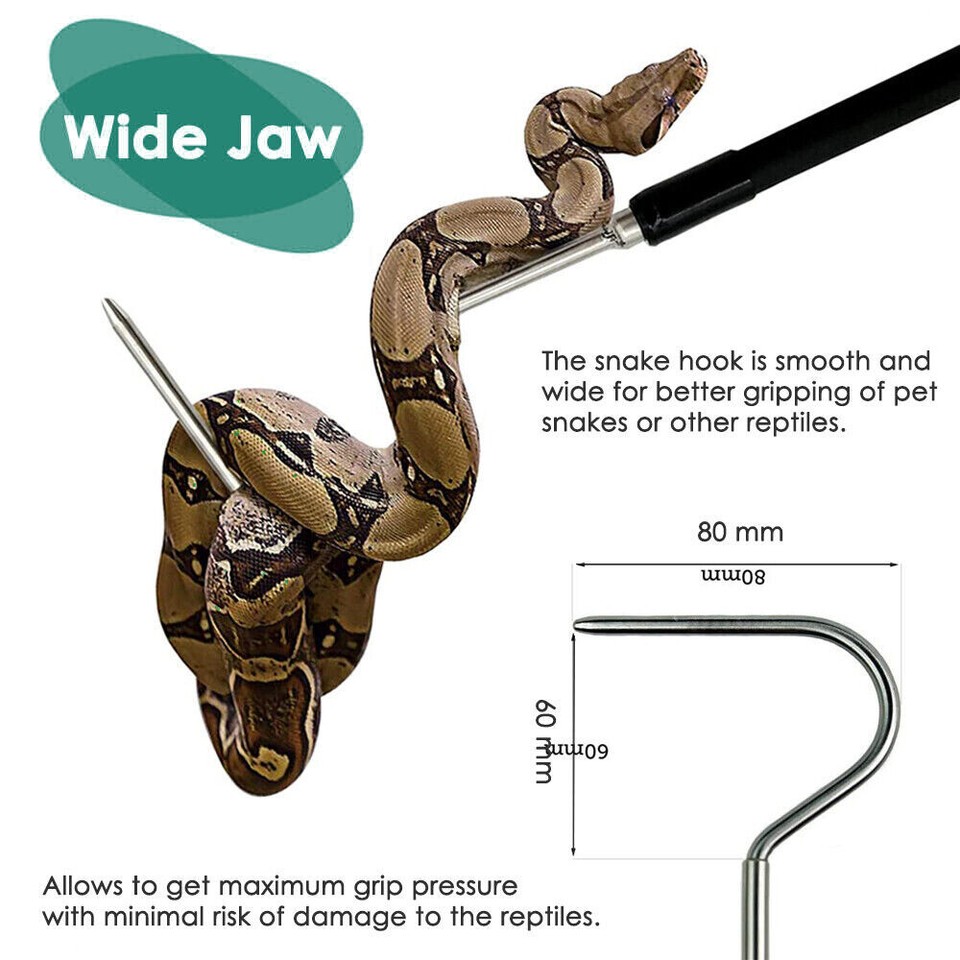 47" Heavy Duty Snake Tongs Reptile Grabber Catcher Handling Tool &39 ...