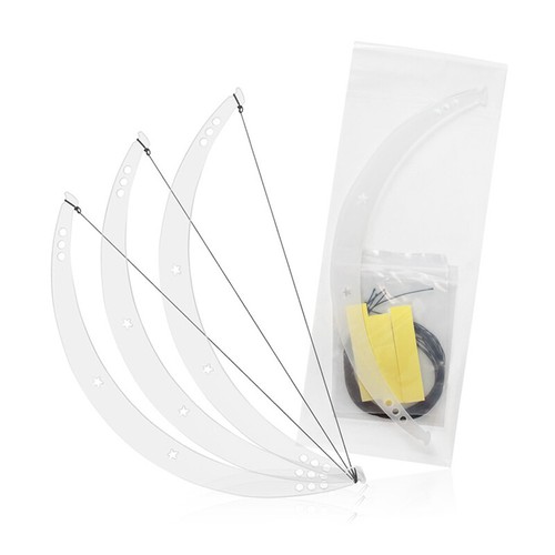 Ruler Positioning Bow Eyebrow Mapping Make Up Measuring Tool Thread ...