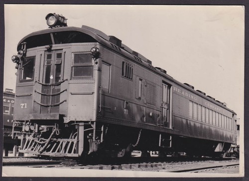 Reading Railroad Doodlebug #71 5x7" photo left side 3/4 view | eBay