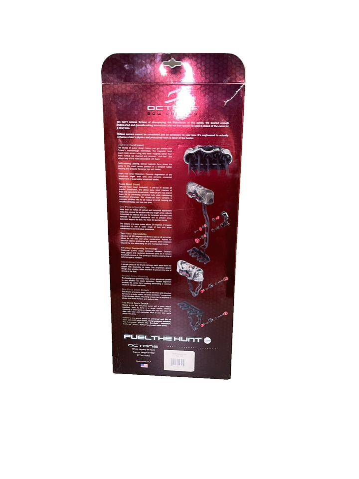 Octane Quiver With Magnetic Hood, 2 piece quiver. | eBay