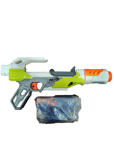 Nerf Modulus Ion Fire Blaster Soft Dart With Barrel + 10 Darts ...