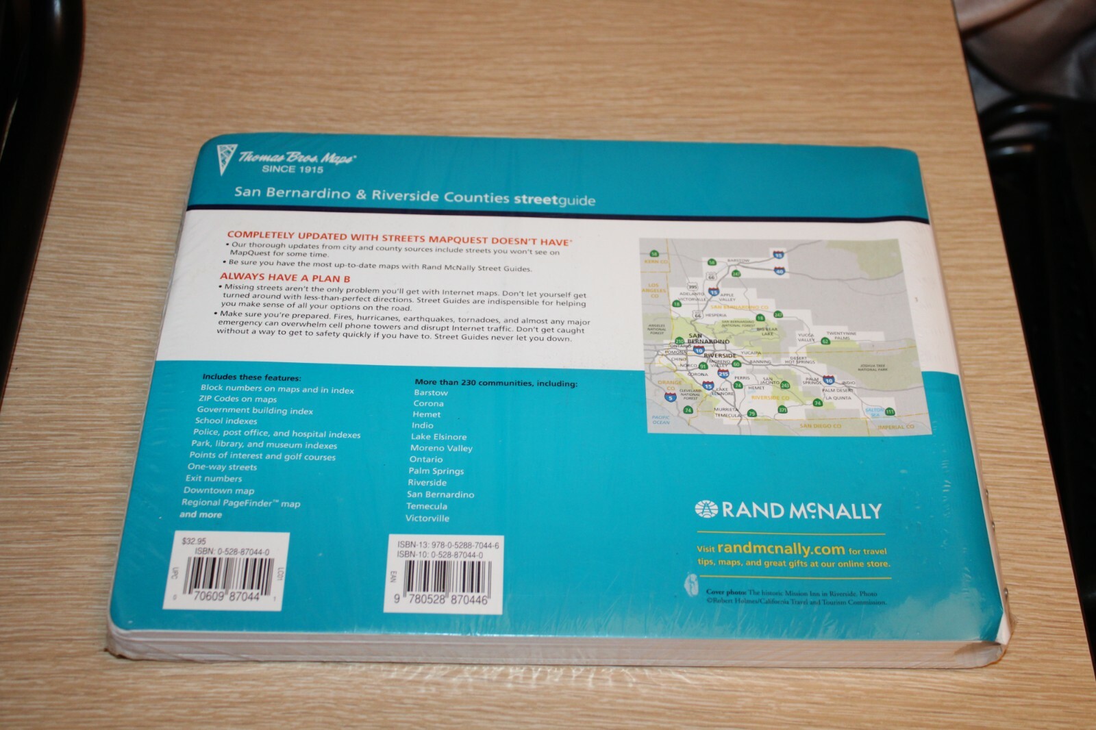 Atlas San Bernardino Riverside Ca 08 by Thomas Guide (2008, Map, Other ...
