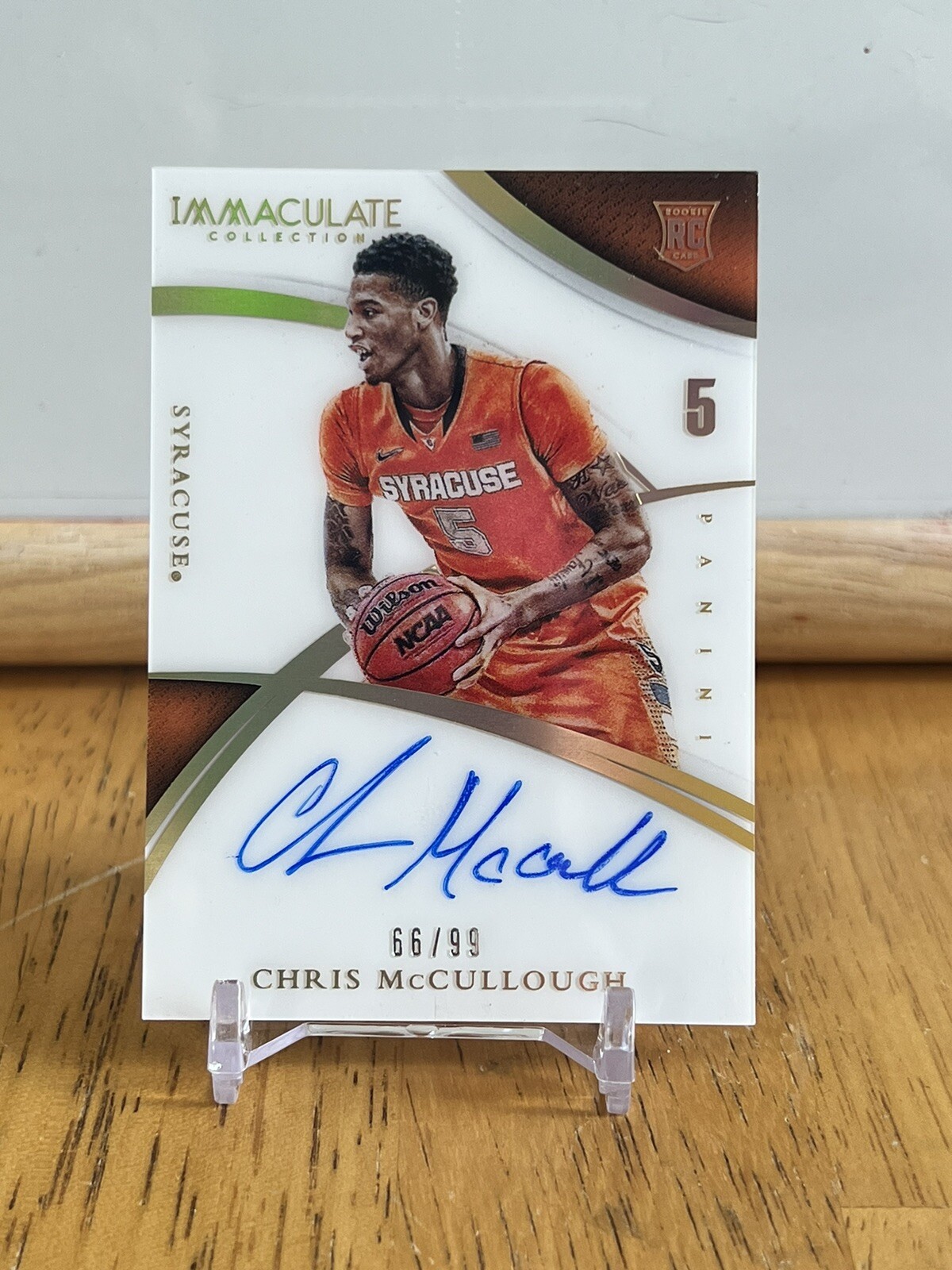 2015 Panini Immaculate Multi-Sport Collection Chris McCullough ( RC, AU ...