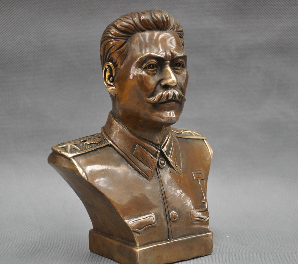Russian Leader Joseph Stalin Bust Bronze Statue | eBay