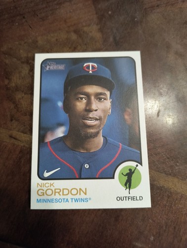 NICK GORDON 2022 TOPPS HERITAGE #599 FREE SHIPPING | eBay