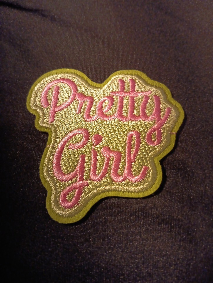 Pretty Girl Iron On Patch | eBay