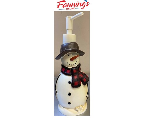 Avanti Linens Snowmen Gathering Collection, Lotion Pump/Soap Dispenser ...
