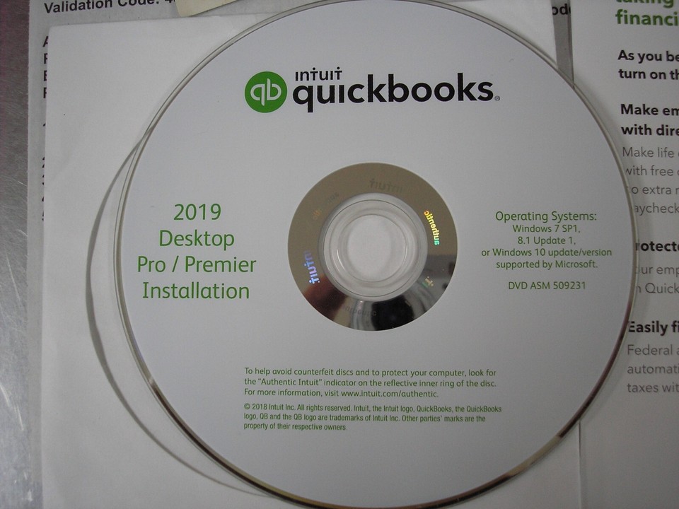 =3 USER VERSION=INTUIT QUICKBOOKS DESKTOP PRO 2019 FOR WINDOWS ...