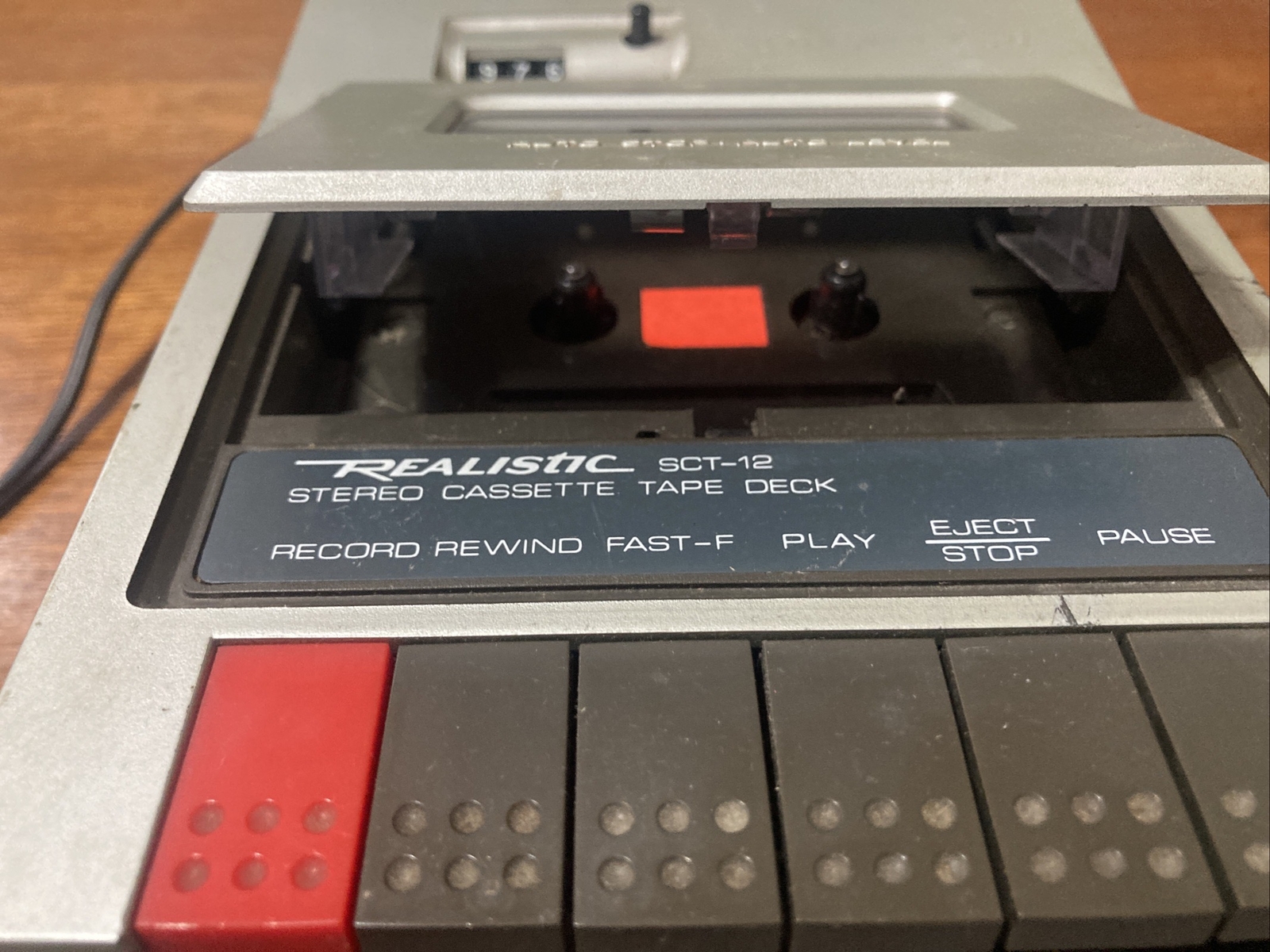 Realistic SCT-12 Stereo Cassette Tape Deck Vintage for sale online ...