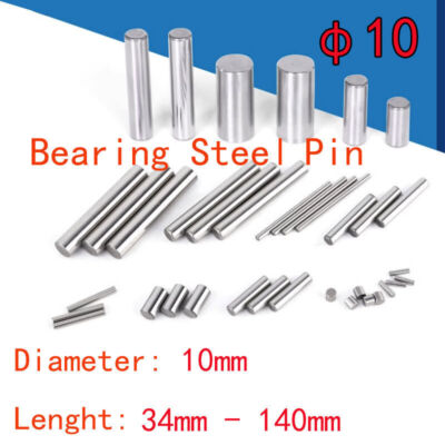 φ10 10mm Diameter Bearing Steel Pin Cylindrical Solid Dowel Pins 34mm ...