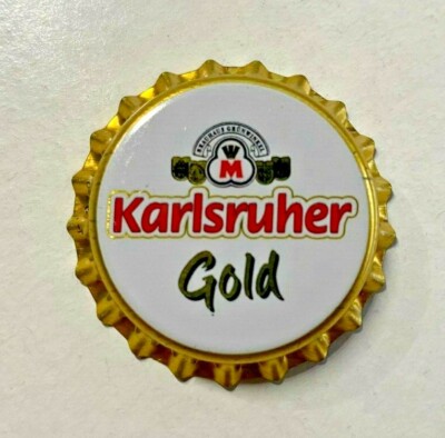 1x (Karlsruher Gold UNCRIMPED) German Beer Bottle Cap Collector - Rare ...