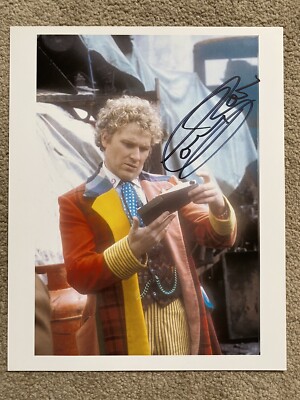 Colin Baker 6th Doctor WHO 10x8 Autograph Signed Photo | eBay UK
