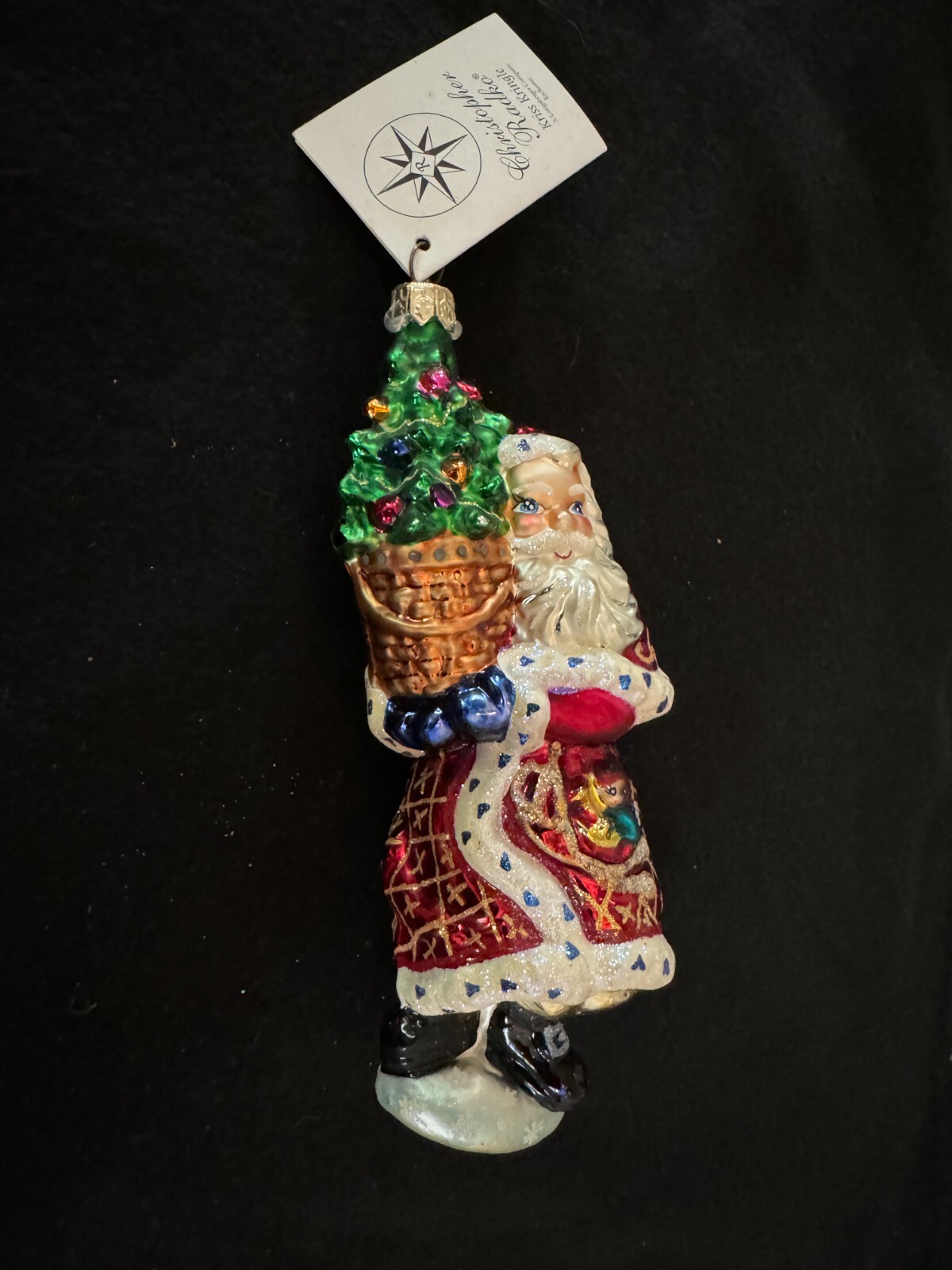 Christopher Radko Kriss Kringle Santa Ornament Longaberger Homestead 00 ...