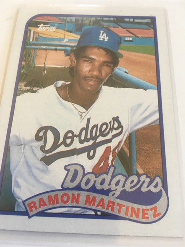 1989 Topps RAMON MARTINEZ #225 ROOKIE Baseball Card NM | eBay