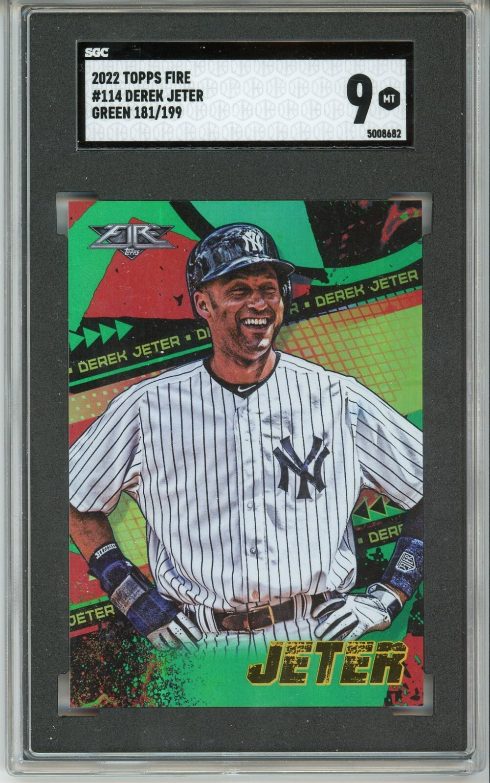 2022 Topps Fire - Derek Jeter #114 Green /199 for sale online | eBay
