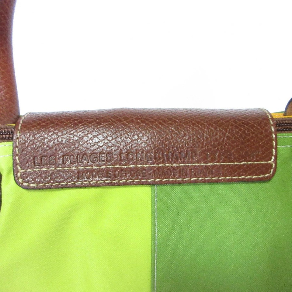 Longchamp Le Pliage Nylon Multi-Color Tote Bag 28cm x 47.5cm Used | eBay UK