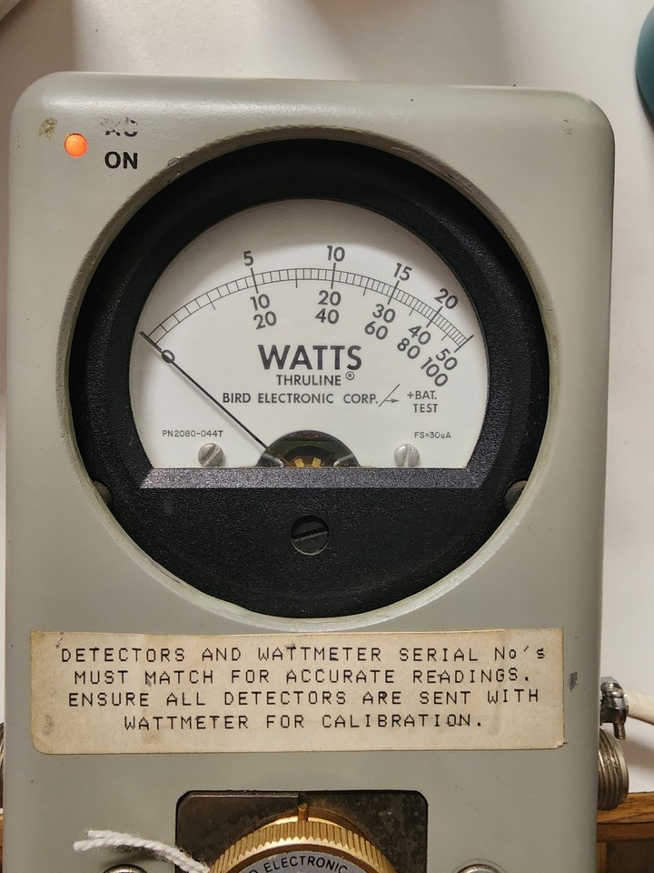 Bird Thruline Model 43 Peak reading Wattmeter cb ham radio | eBay Australia