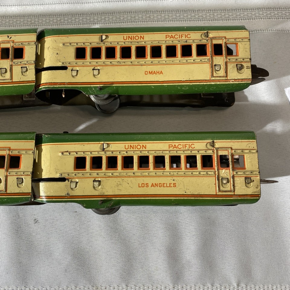 Marx M10005 Union Pacific Los Angeles/Omaha Train Passenger Cars | eBay