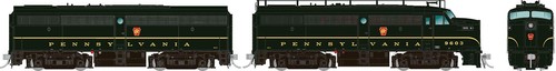 Rapido Trains 037036 HO PRR Alco FA-1/FB-1 Diesel Locomotive DC #9607A ...