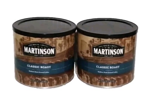 2 Cans Martinson Medium Roast Ground Coffee 24.2 oz Ea | Fresh Bold ...