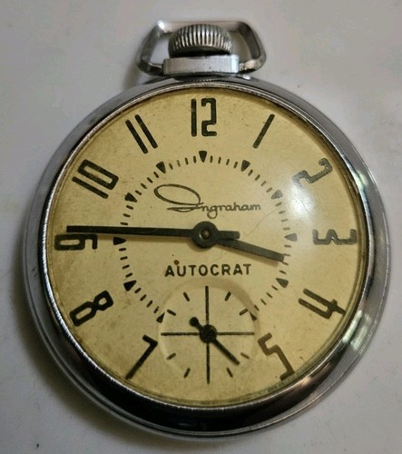 Ingraham Autocrat Pocket watch | eBay
