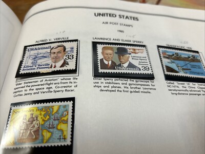 United States Liberty Stamp Album with Stamps Hinged H.E. Harris 1847 ...