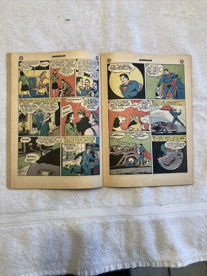 SUPERMAN #31 Wayne Boring circus cvr; Luthor app.! | eBay