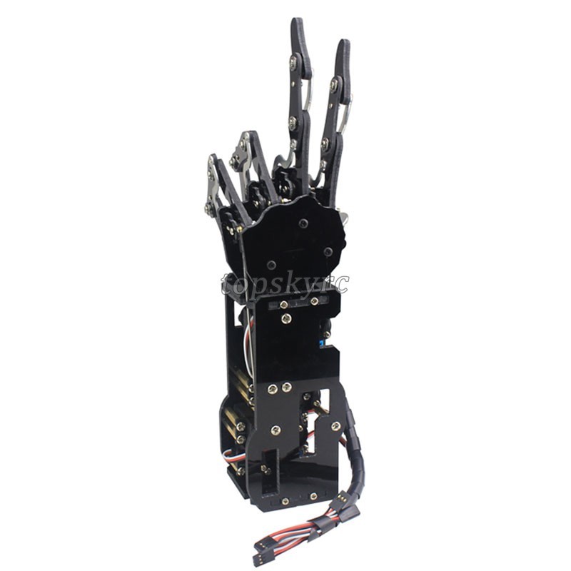 Robot Mechanical Arm Claw Humanoid Left Hand with Servos for Robotics ...