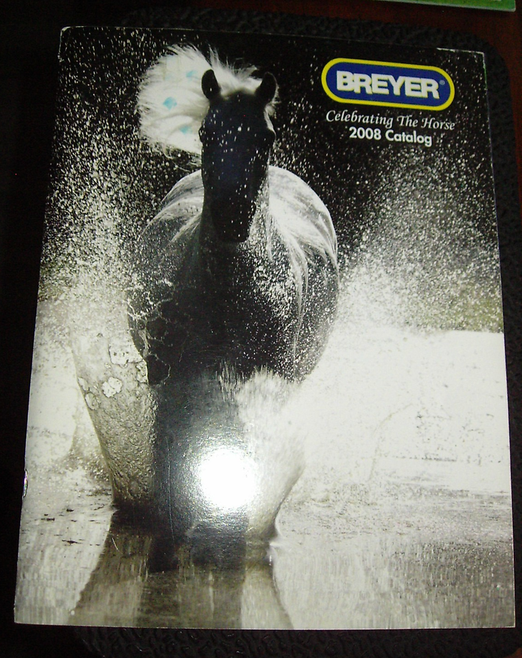 Breyer 2007, 2008, 2009 catalogs + Racing days, Horses Kuchi, Cochise ...