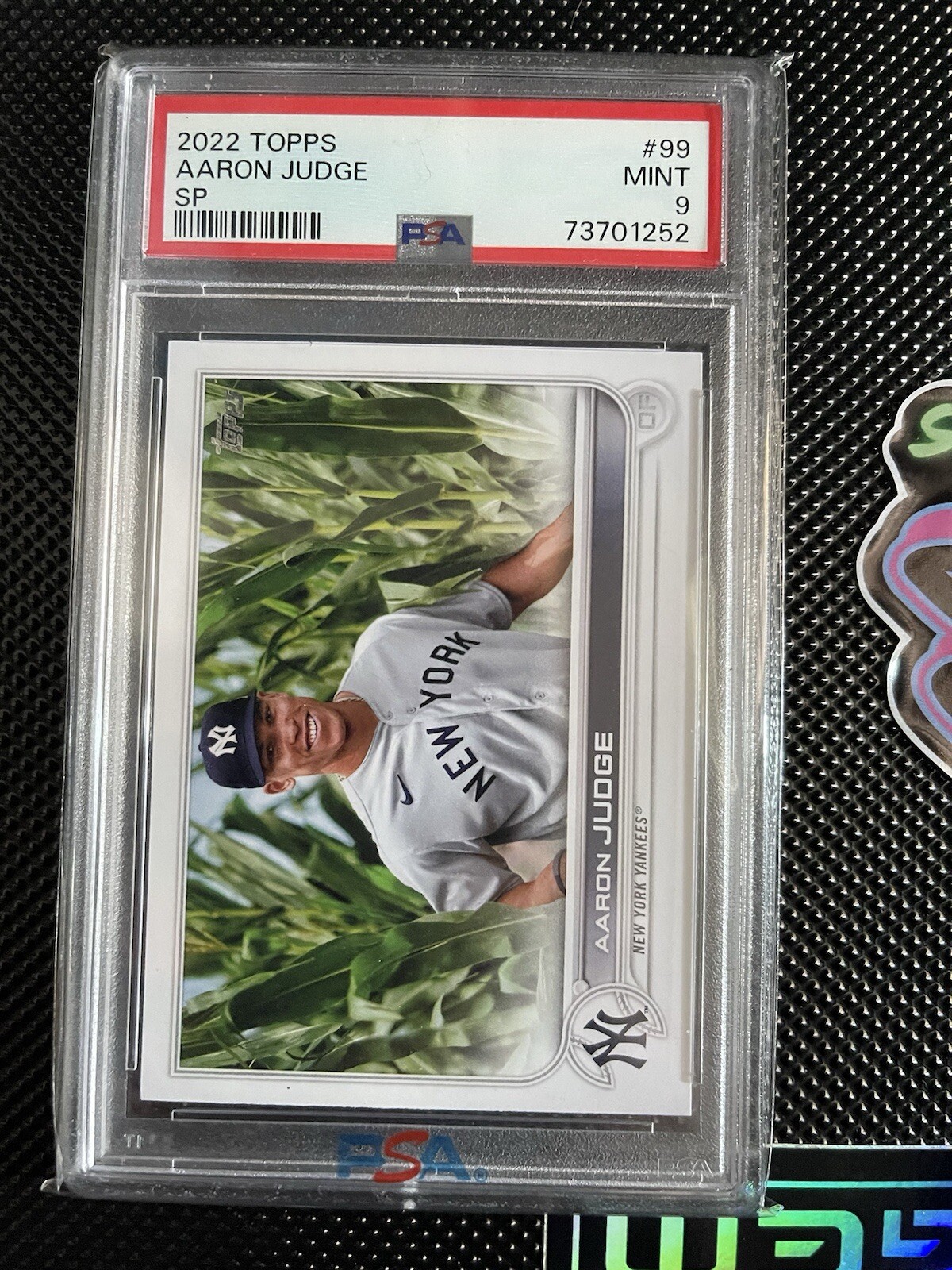 2022 Topps Aaron Judge SP PSA 9 #99 - Field Of Dreams Variation Yankees ...