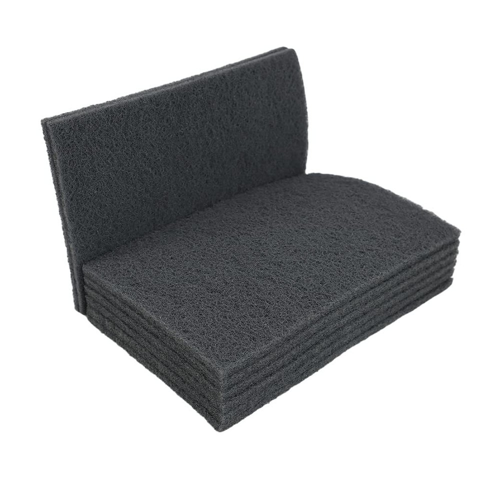 6” x 9” Scuff Pads 10PCS Gray Ultra Fine General Purpose Scuff Pads for ...