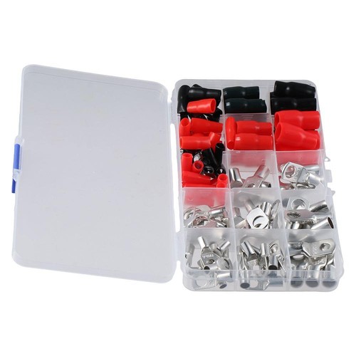 120Pcs Wire Terminal Kit Copper Wire Lugs Battery Cable Lugs ...