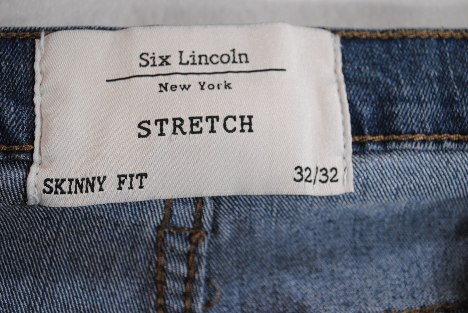 SIX LINCOLN Skinny Fit Mens Jeans New York Stretch Ta… - Gem