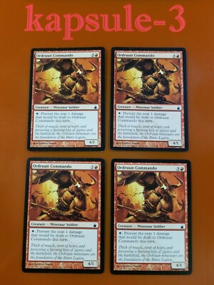 4x Ordruun Commando | Ravnica City of Guilds | MTG Magic Cards | eBay
