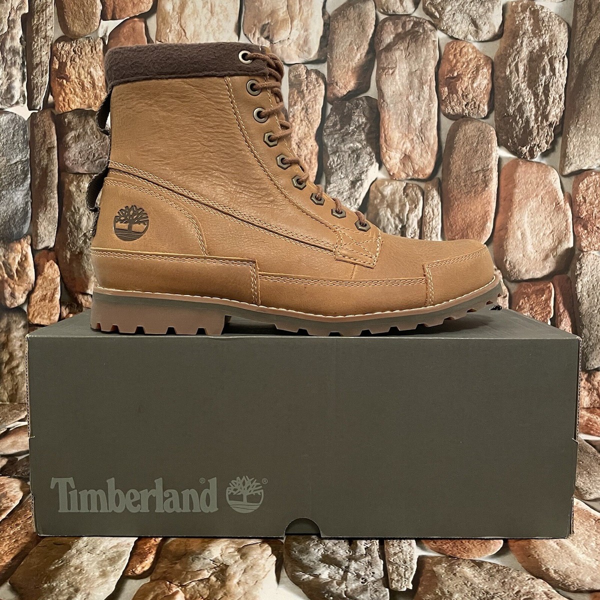 TIMBERLAND MEN'S ORIGINALS 6 IN WARM LINES BOOT WHEAT FULL TIMBERLAND MEN'S ORIGINALS 6 IN WARM LINES BOOT WHEAT FULL
